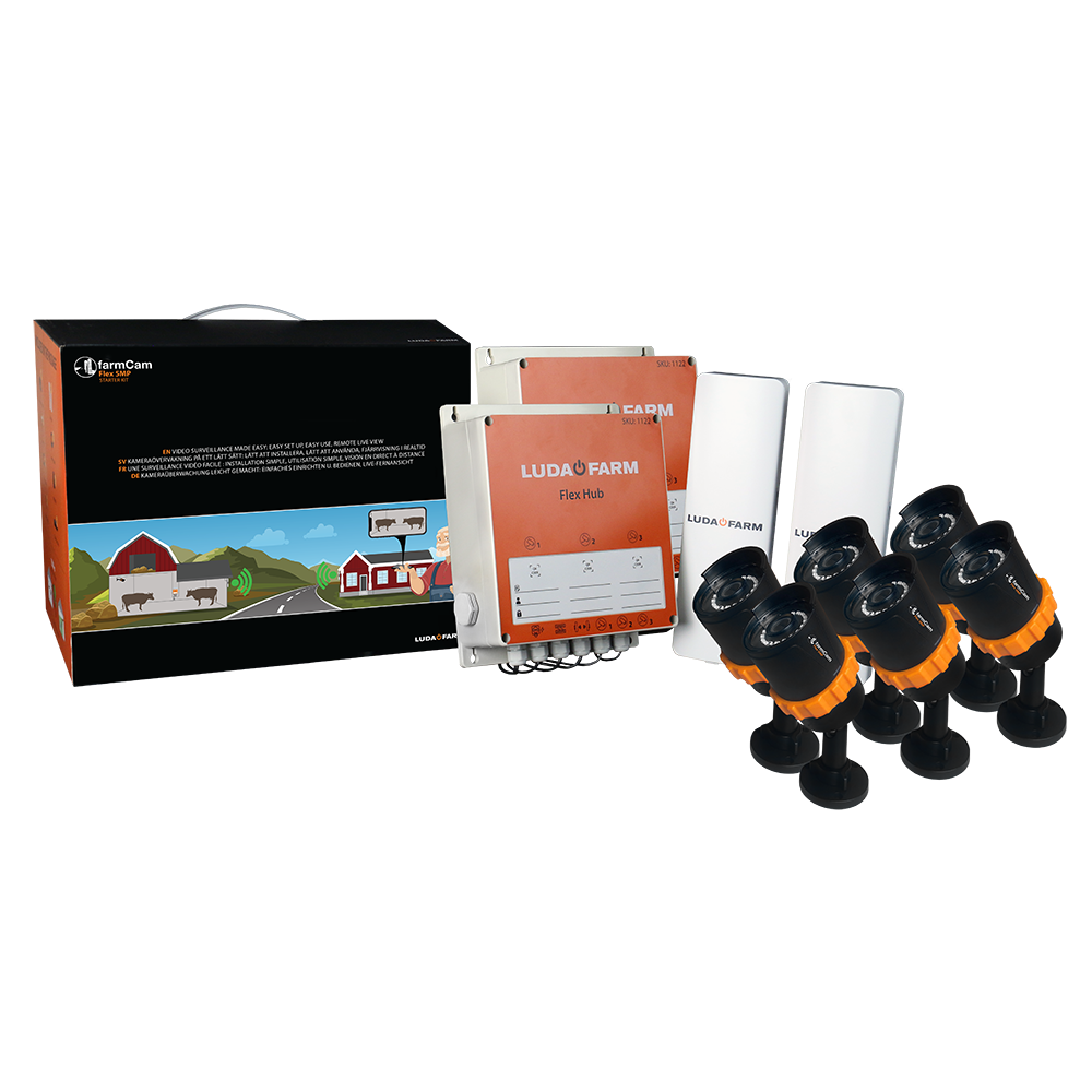 FarmCam Flex 6 camera set – Luda.Farm AB